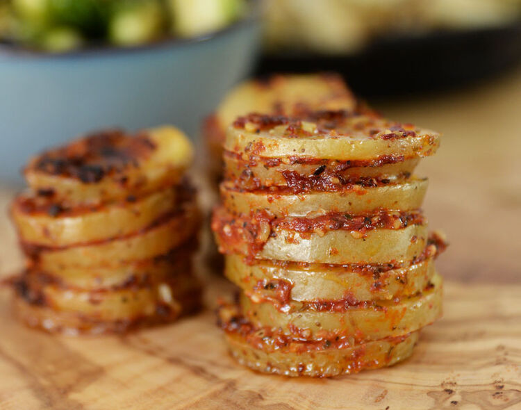 Oil & Vinegar | Roasted Potato Towers | Recipes